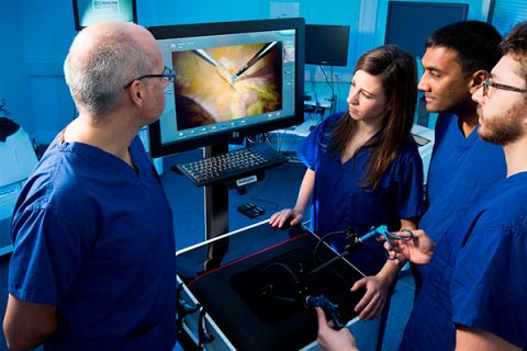 Laparoscopy simulator - LAP Mentor III | More Than Simulators