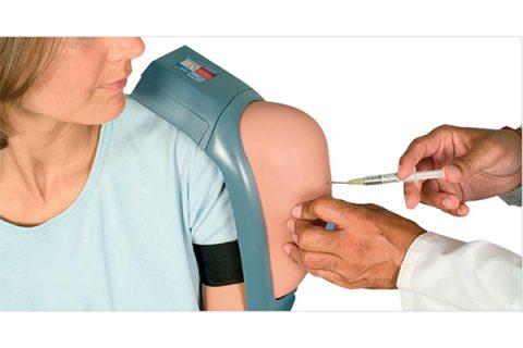 Deltoid simulator for intramuscular injection - With feedback | More ...